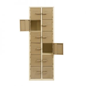 12 Compartment Locker | LOC012 | Triple H Display