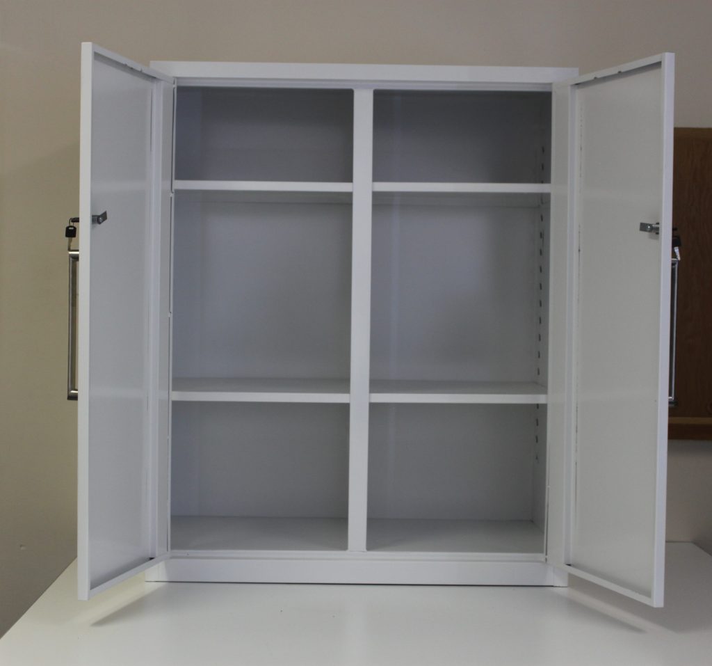 2 Door Cabinet with Shelves | Triple H Display