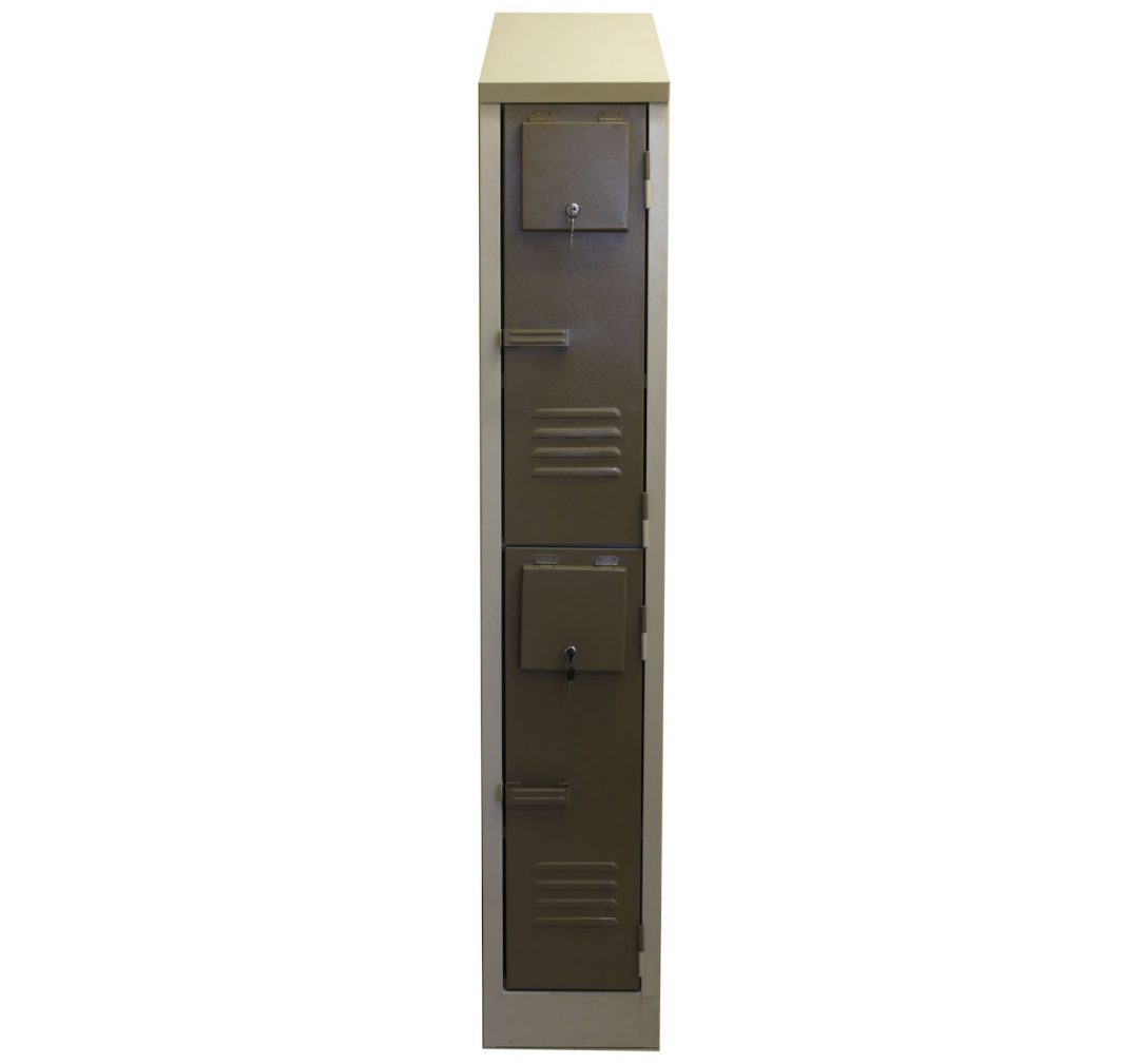 2 Tier Locker With Lockable Flap (under lockers) | Triple H Display